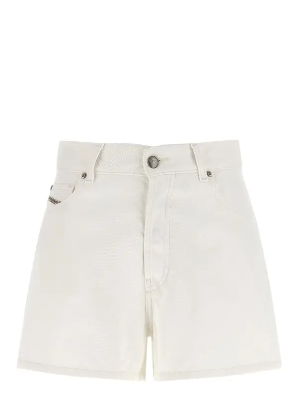 DIESEL® Five-pocket Denim Shorts - White