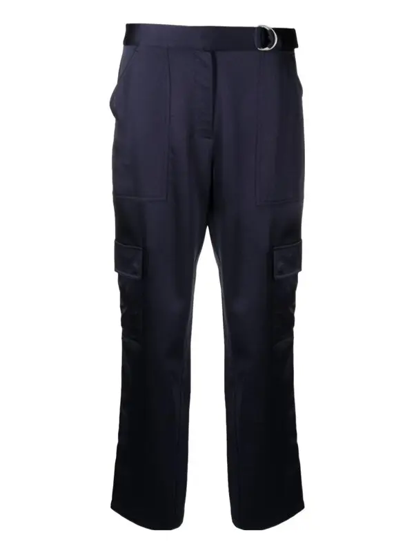 Simkhai High-waisted Cargo Trousers - Midnight Blue