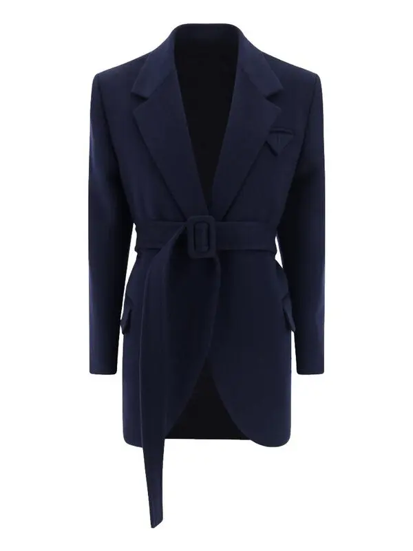 Bottega Veneta Belted Coat - Black