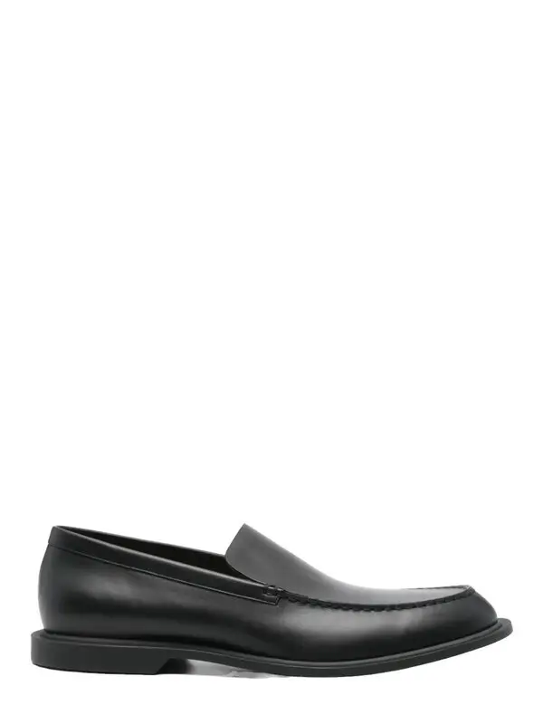 THE ROW Nic Loafers - Black