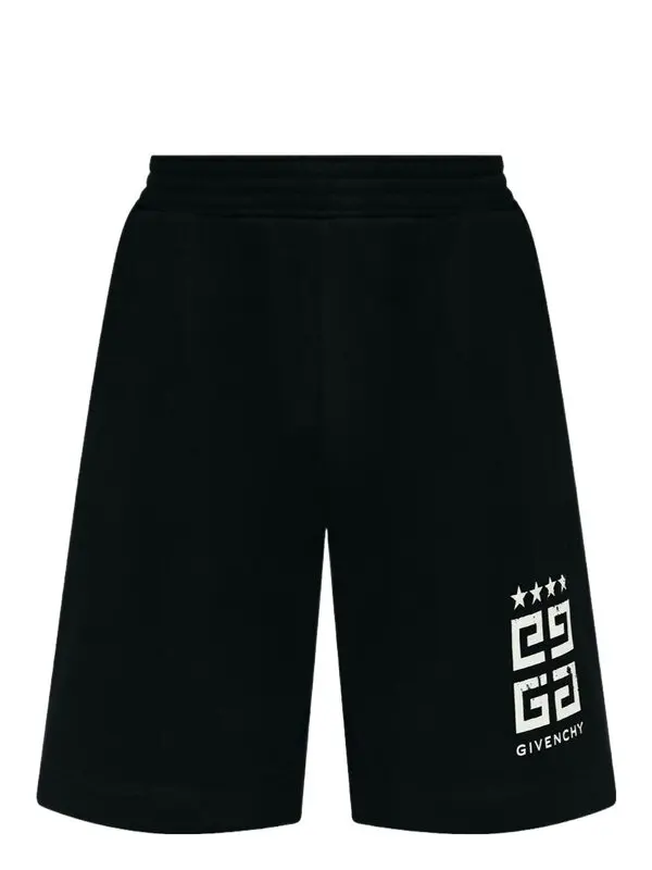 Givenchy Logo Printed Shorts - Black