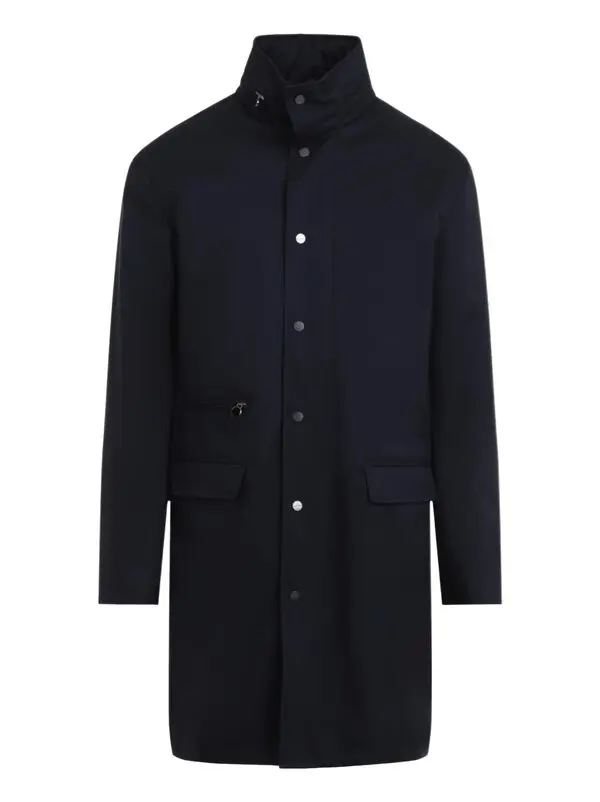 Kiton Long Sleeve Jacket - Blu Navy