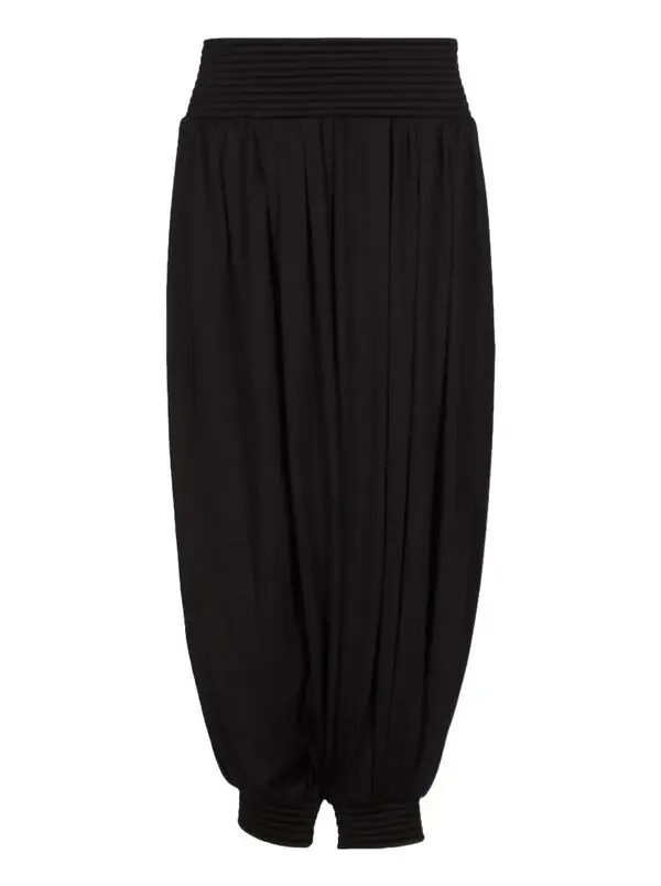 Alaïa Pleated Balloon Pants - Black