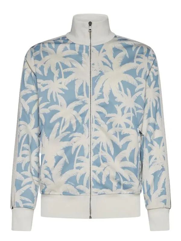 Palm Angels Palm Printed Track Jacket - White