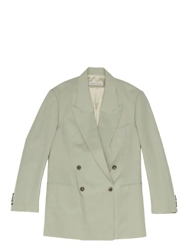 Dries Van Noten Bliss Oversized Double-breasted Blazer - Nude