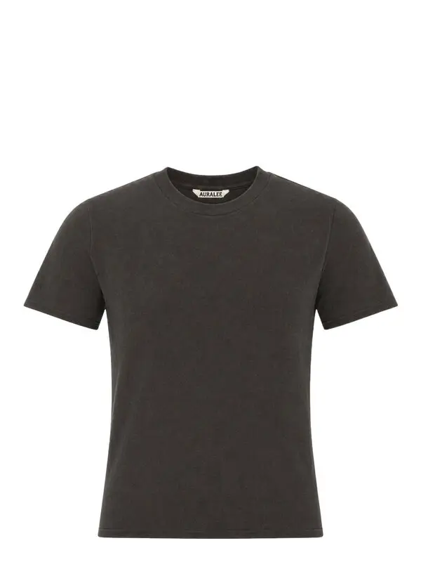 Auralee Brushed Jersey T-shirt - Ink Black