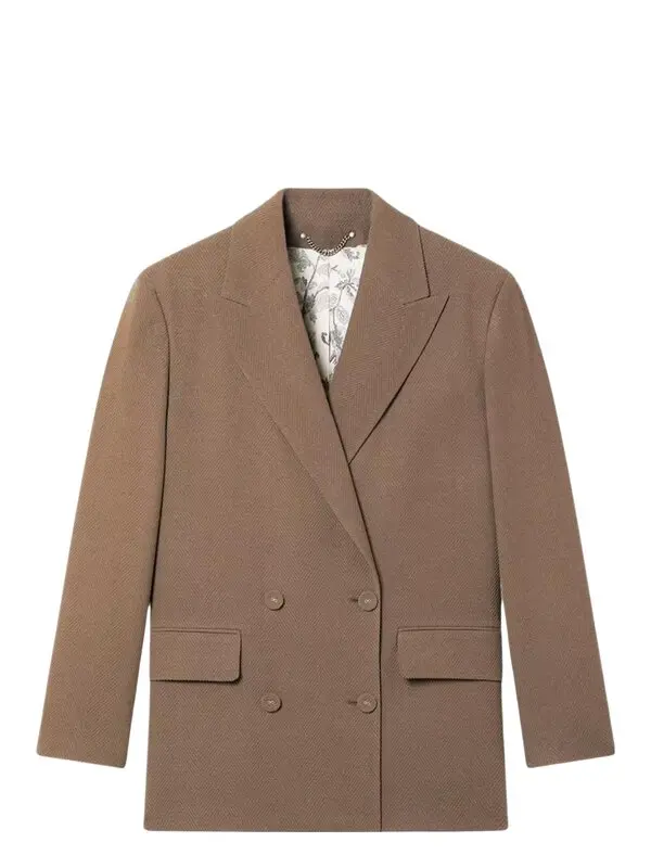 GOLDEN GOOSE Double-breasted Blazer - Brown