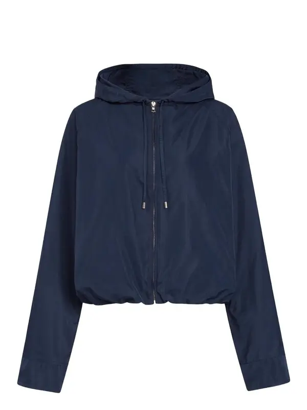 Alaïa Hooded Zip-up Jacket - Blue