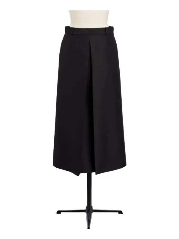 Dior Mid-length Pleated Skirt - Black