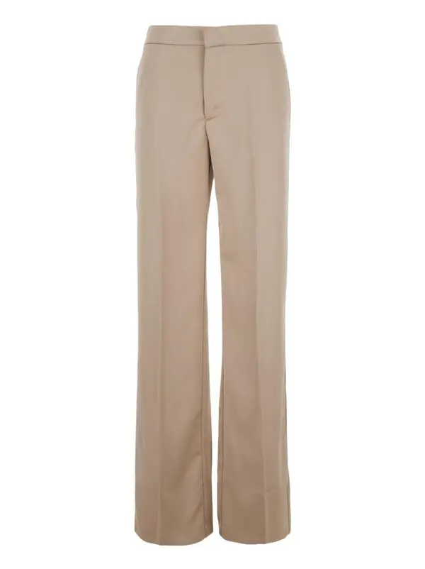 Andamane Gigi Straight-leg Pants - Beige
