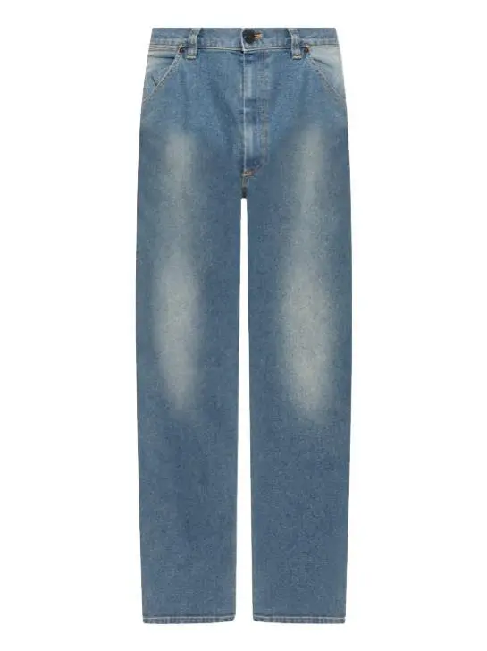 VIVIENNE WESTWOOD Vintage Effect Straight Leg Jeans - Blue