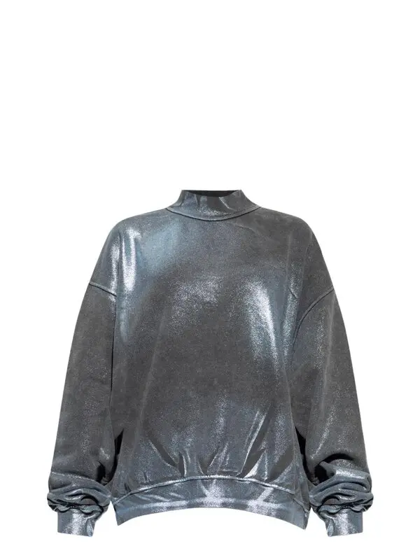 DIESEL® Logo Embroidered Sweatshirt - Gray