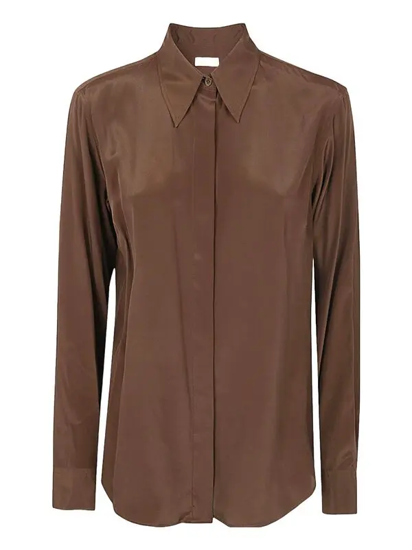 Dries Van Noten Long-sleeve Shirt - Brown