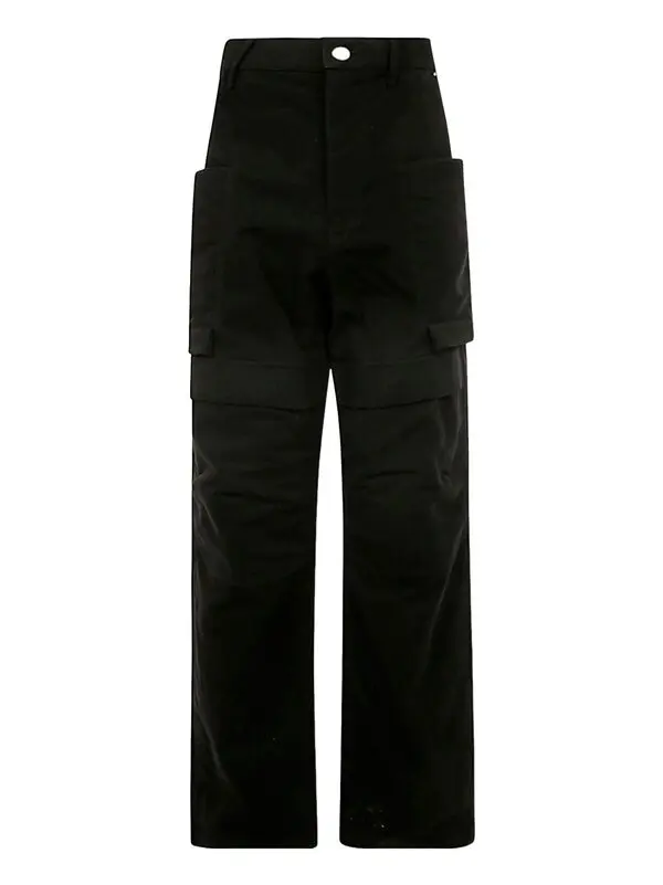 Rick Owens Straight-leg Cargo Trousers - Black