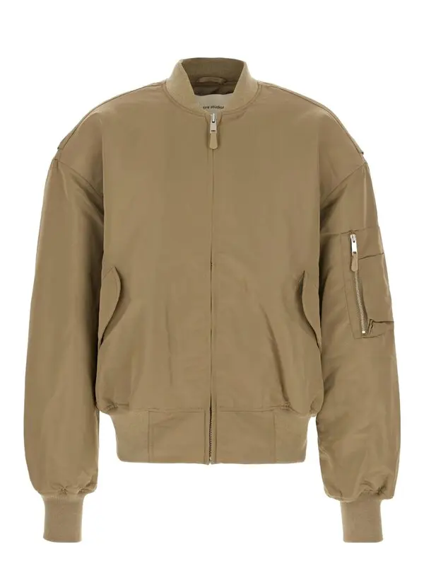 ENTIRE STUDIOS Broad Bomber Jacket - Smoked Cream