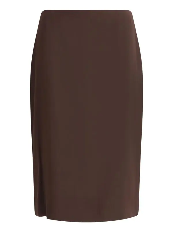 TOM FORD Back Slit Pencil Skirt - Green