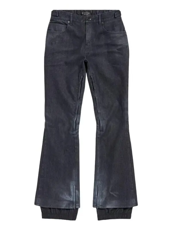 Balenciaga Stretch Denim Ski Pants - Black