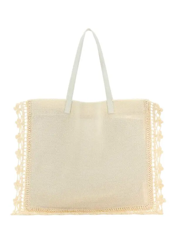 J.W.ANDERSON Jw Anderson Crochet Tote Bag - Nude