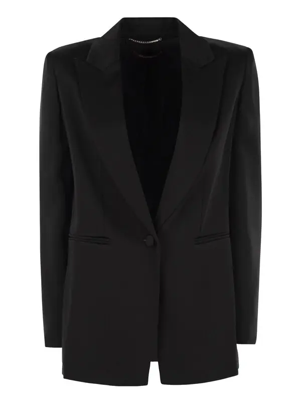 Max Mara Single-breasted Tailored Blazer - Black
