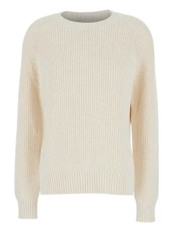 P.a.r.o.s.h Crewneck Knit Sweater - White