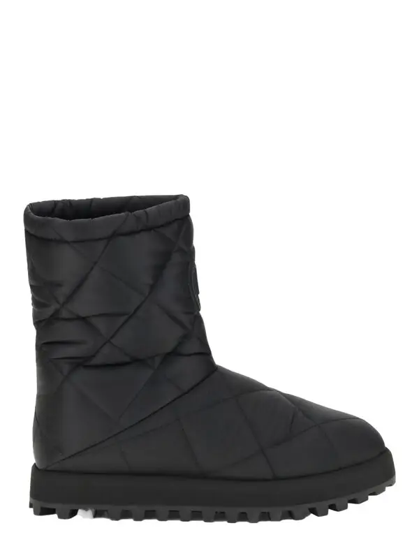 Dolce & Gabbana Quilted Ankle Boots - Black