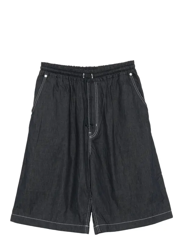 Comme Des Garçons Elastic Waist Shorts - Black