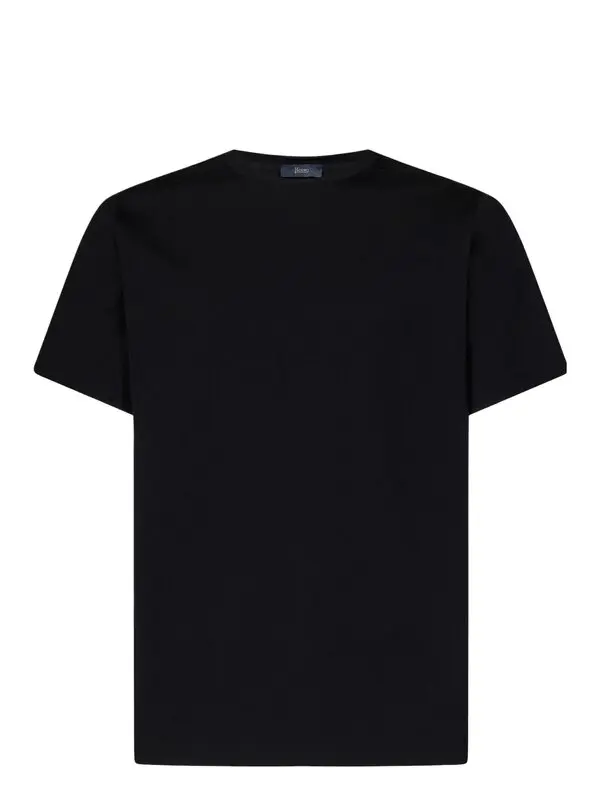Herno Stretched Crewneck T-shirt - Black
