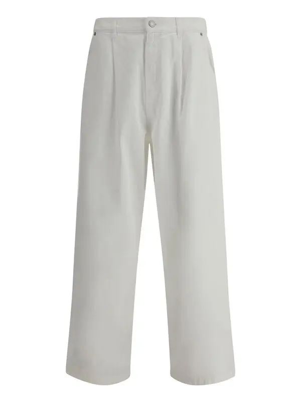 Moschino Belt Loop Jeans - White