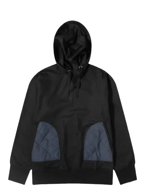 Junya Watanabe Drawstring Hooded Sweater - Black