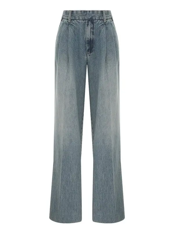 Zimmermann Illustration Wide-leg Jeans - Gray