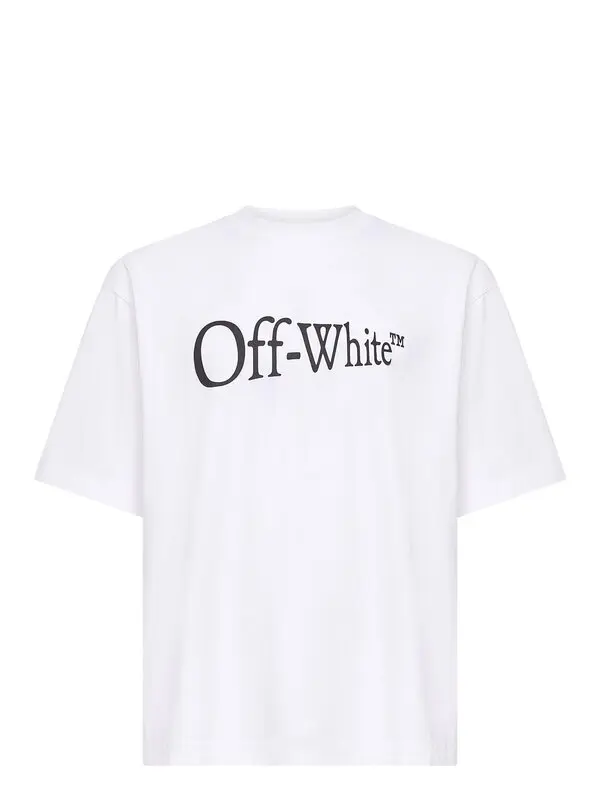 Off-White Logo Printed Crewneck T-shirt - White