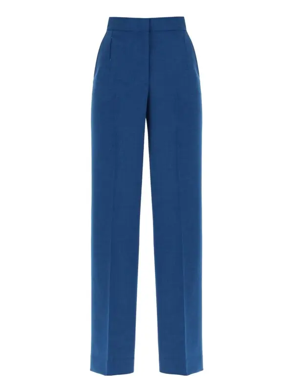 Tory Burch Front-pleat Tailored Trousers - Blue