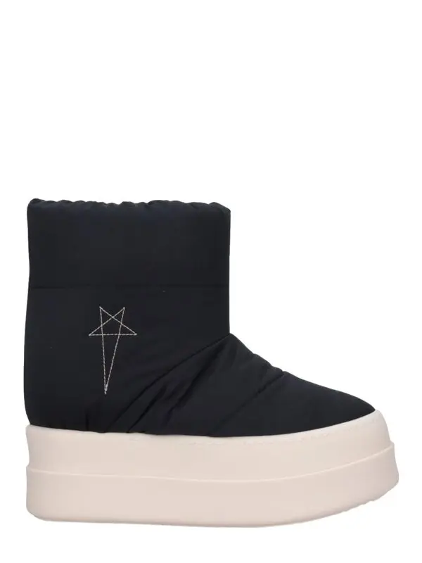 Rick Owens Porterville Mega Bumper Low Lunar Boots - Black/pearl/ivory