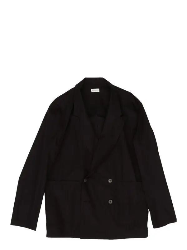 Dries Van Noten Double-breasted Jacket - Black