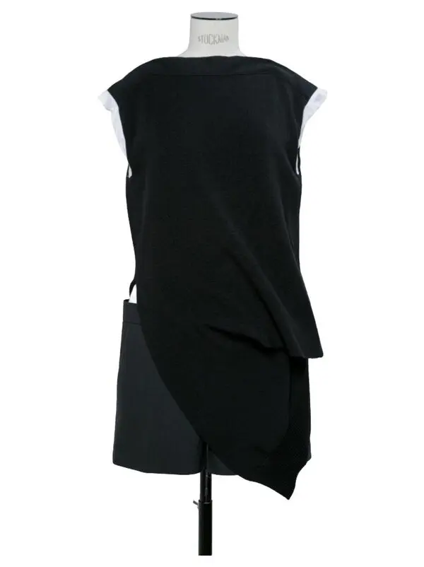 Sacai Suiting Knit Dress - Black