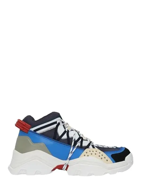 Kenzo Inka Color-block Lace-up Sneakers - Black