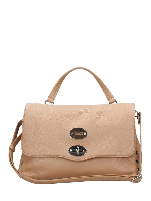 ZANELLATO Postina Small Tote Bag With Twist Lock - Beige