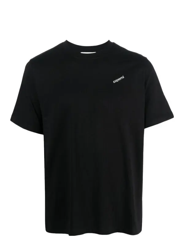 Coperni Logo Boxy T-shirt - Black