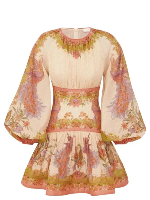 Zimmermann Indra Ruffled Short Dress - No