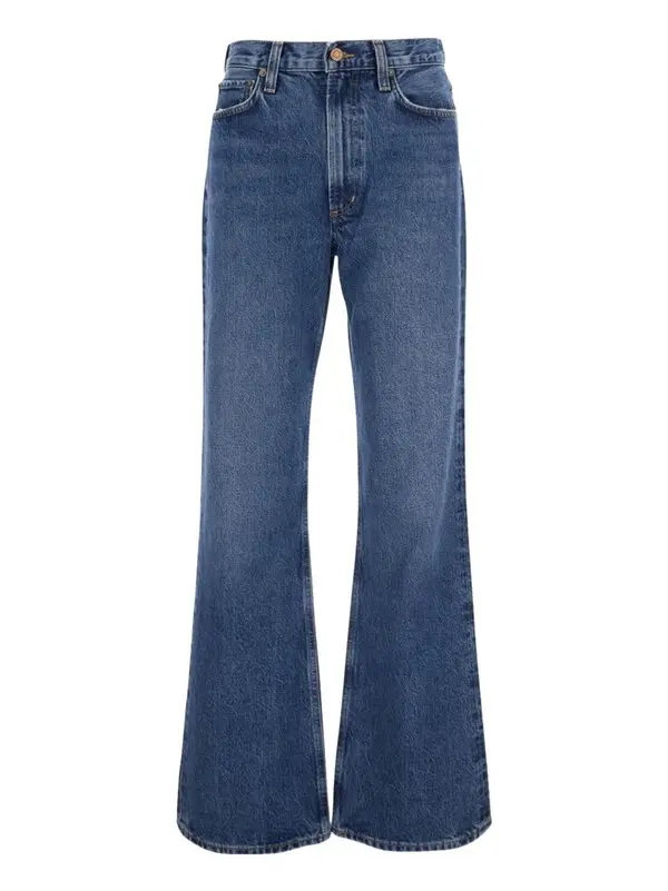 AGOLDE High-rise Wide-leg Jeans - Blue