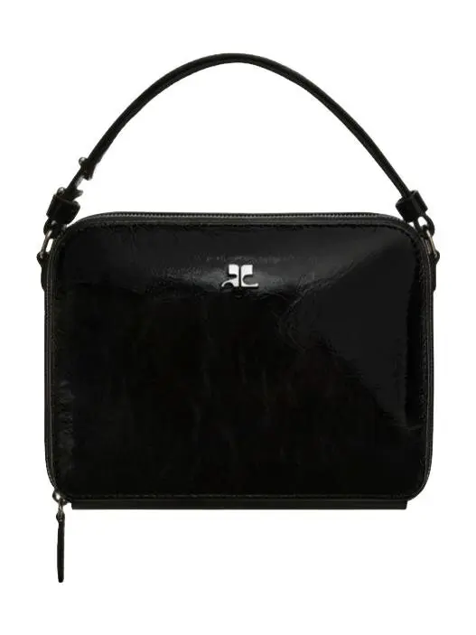 COURREGES Courrèges Chain Shoulder Bag - Black
