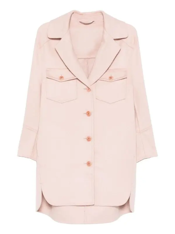 Ermanno Scervino Wool Coat - Pink
