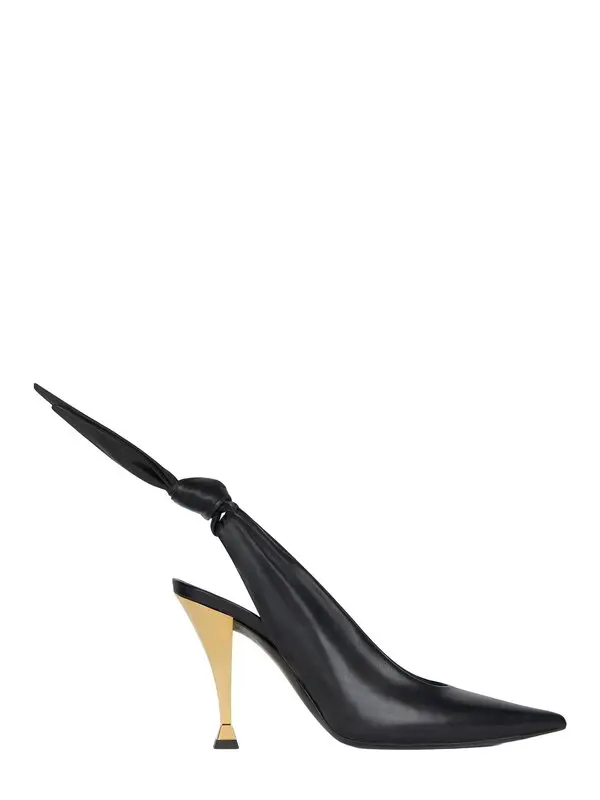Givenchy Beauw Slingback Pumps - Black/gold
