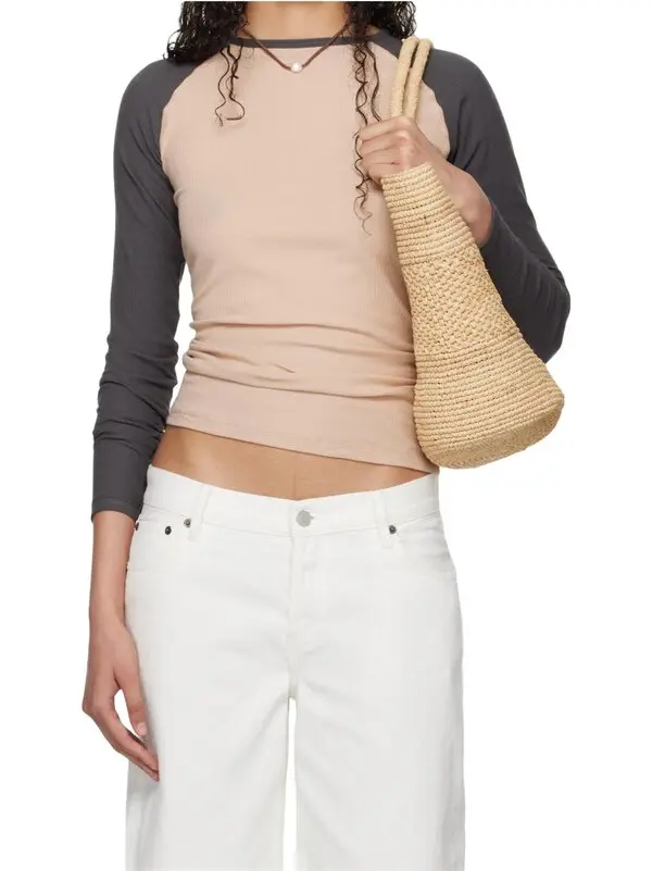 BASERANGE Long Sleeve T-shirt - Nude