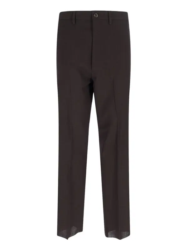 Prada Wool Trousers - Black
