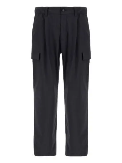 Herno Stretch Comfort Cargo Trousers - Black