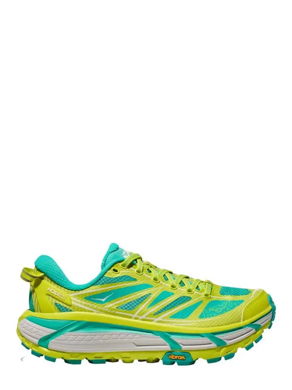 Hoka One One Mafate Speed 2 Lace-up Sneakers - Orange/electric Water Green