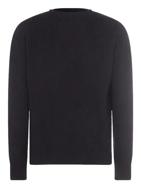 Rick Owens Mock Neck Long Sleeve Jumper - Black