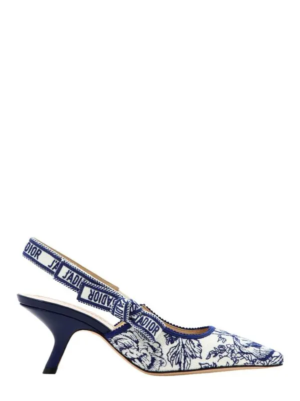 Dior J'adior Slingback Heels - White/blue