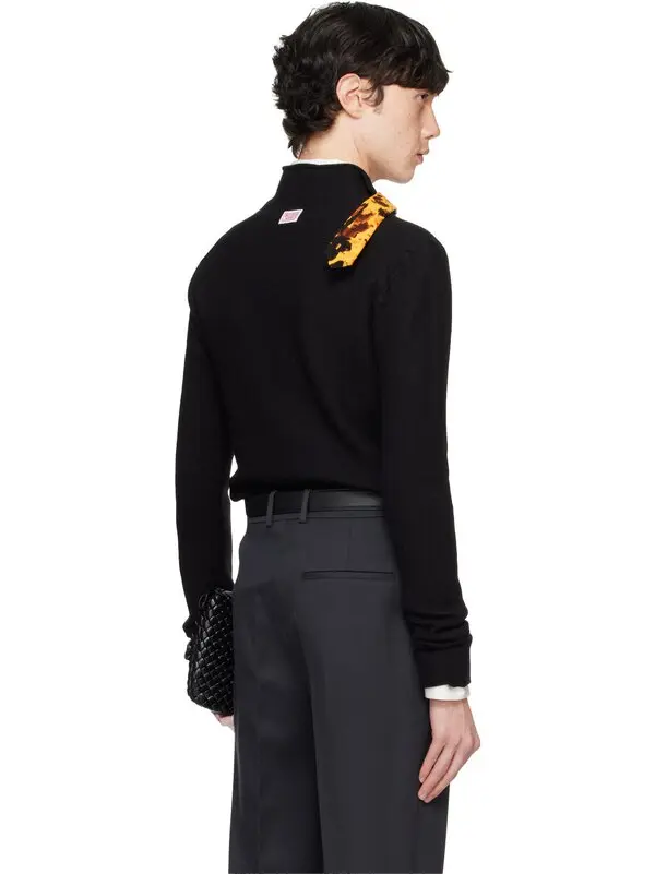 Bottega Veneta Felted Wool Jumper - Black